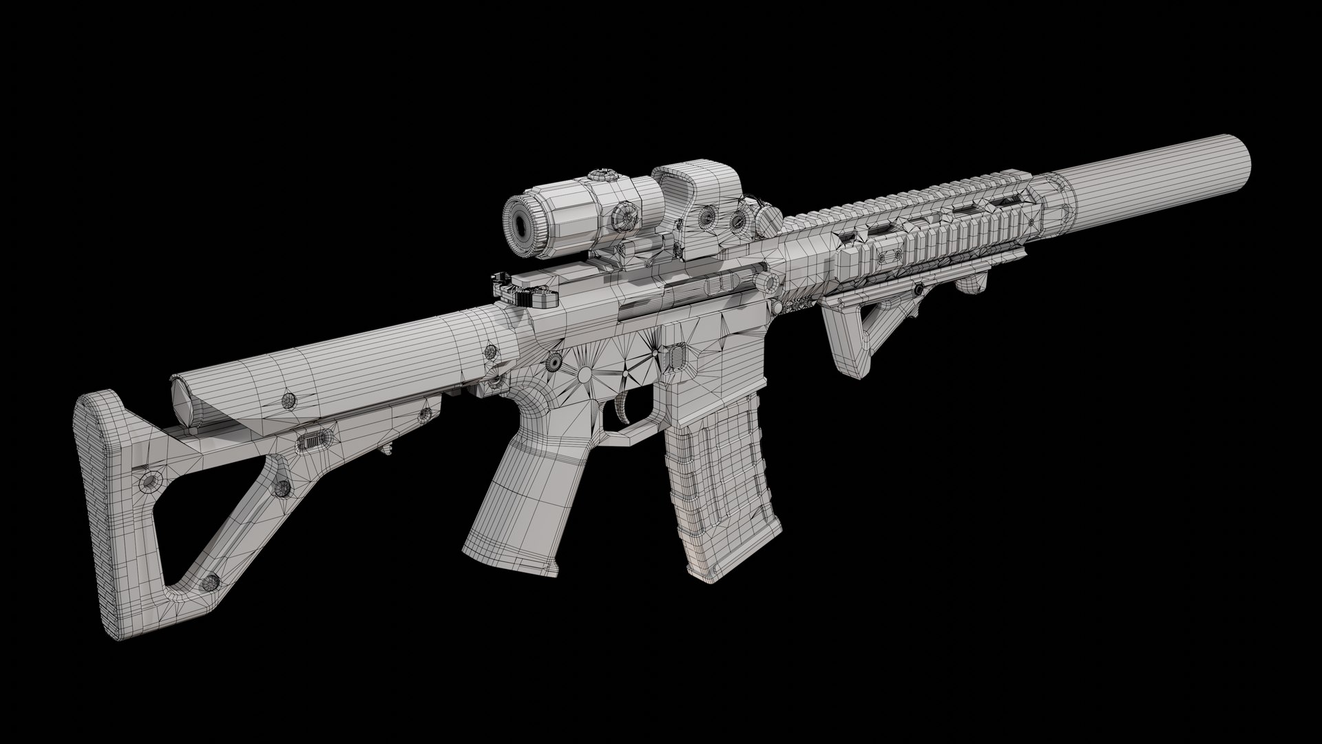 AR-15 3D Model - TurboSquid 2145987