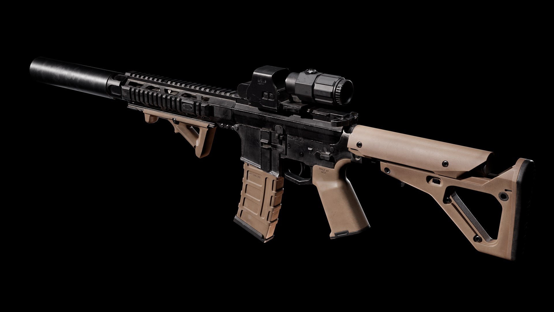 AR-15 3D Model - TurboSquid 2145987