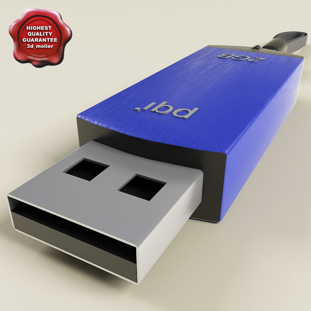 Usb Flash Drives V1 3d Model