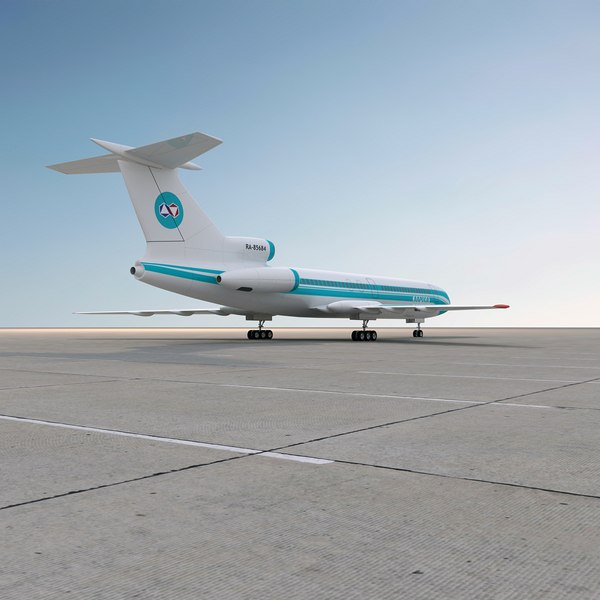 modelo 3d Tu-154 jet - TurboSquid 701431