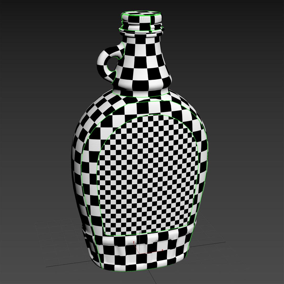3D Maple Syrup Bottle 350ml - TurboSquid 2270309
