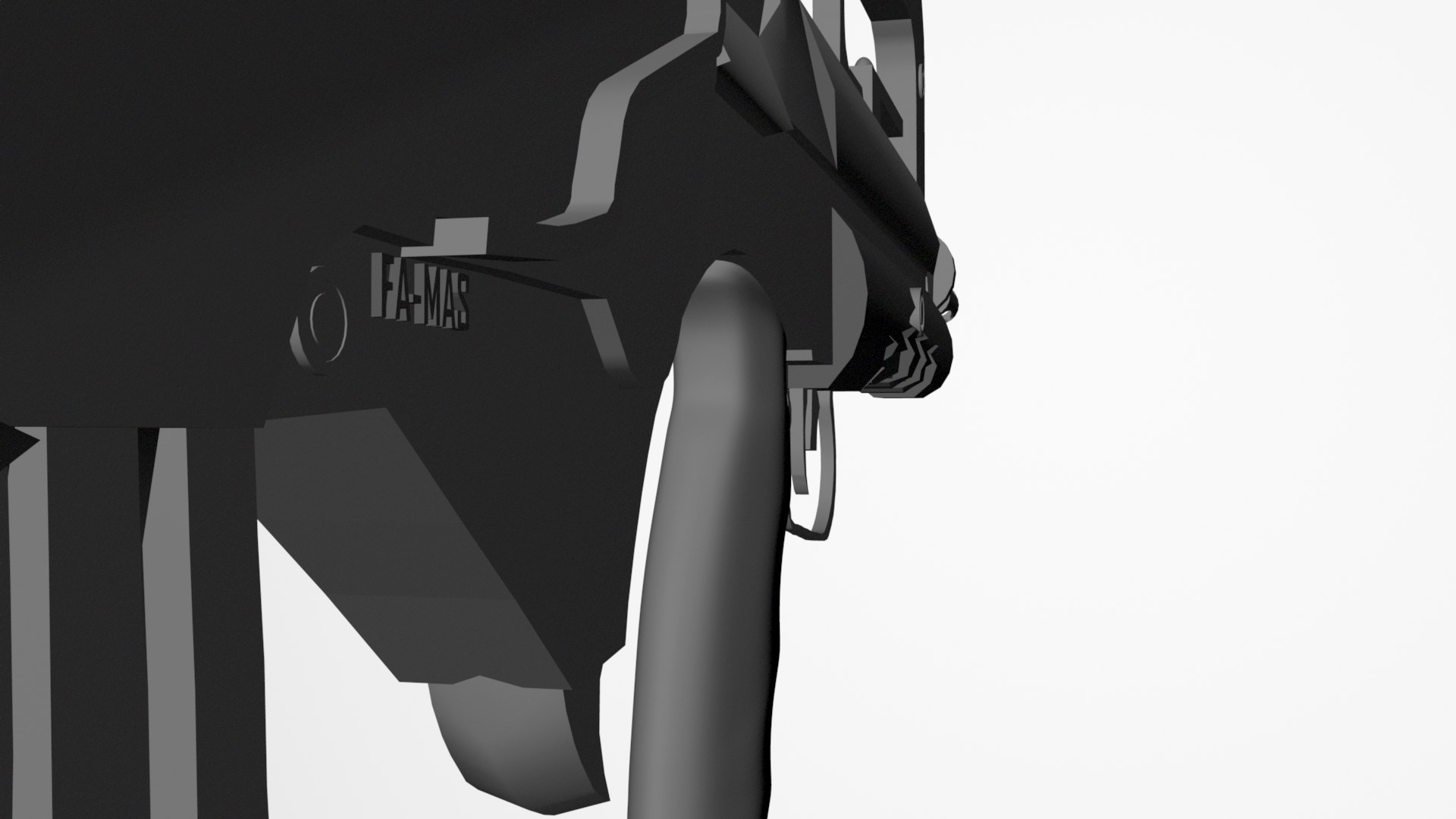 3d Famas Gun Model