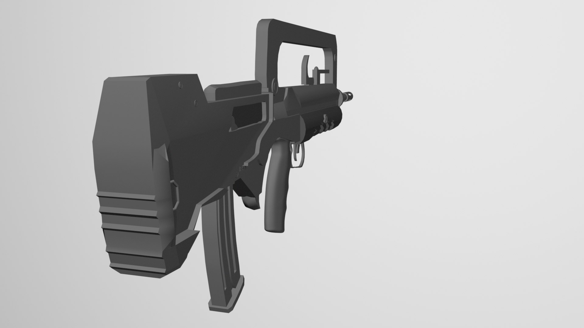 3d Famas Gun Model