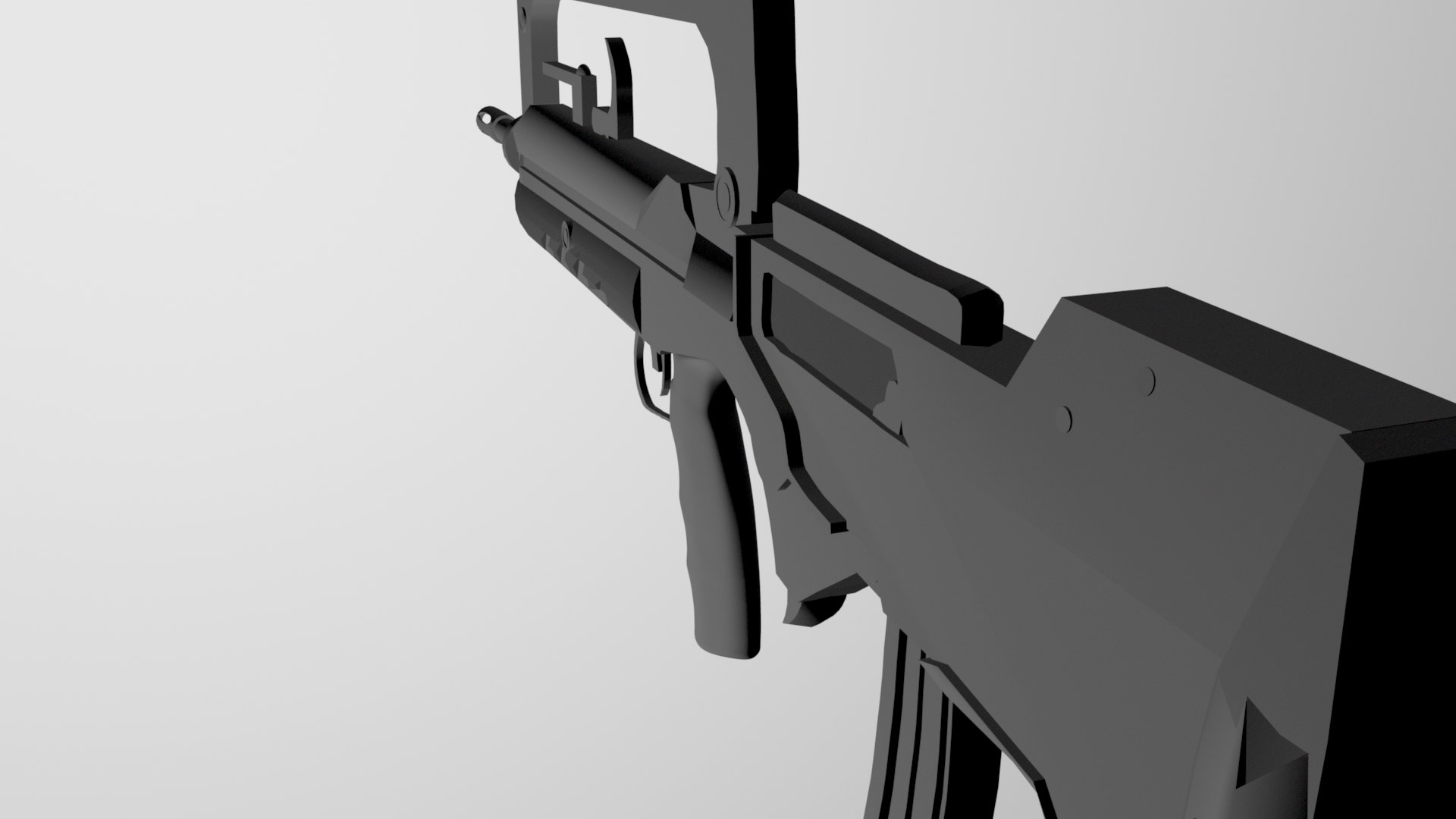 3d Famas Gun Model
