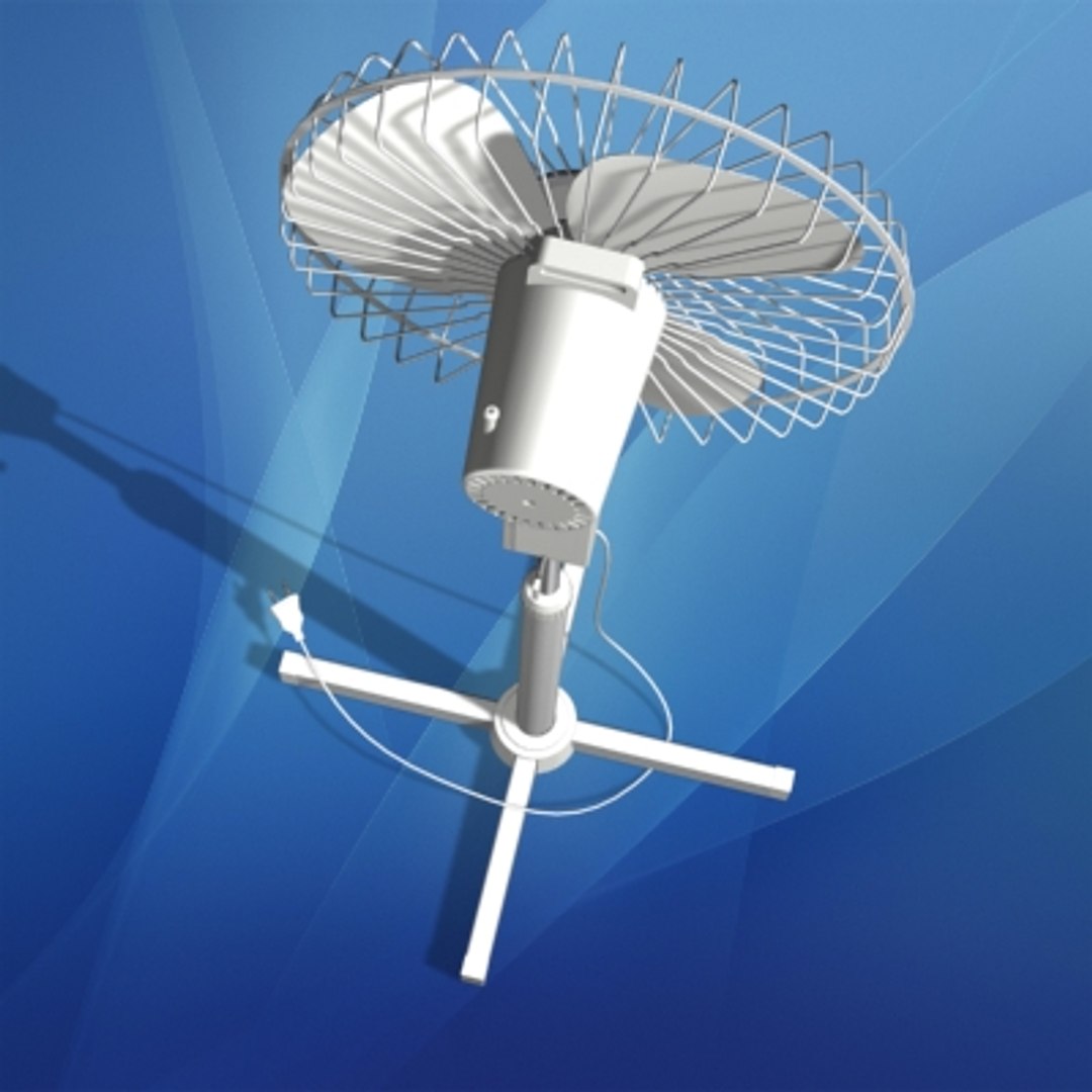 Household Electric Floor Fan 3d Model