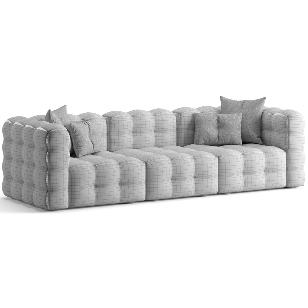 3D Fendi Casa Fun Sofa 3 Model - TurboSquid 2072149