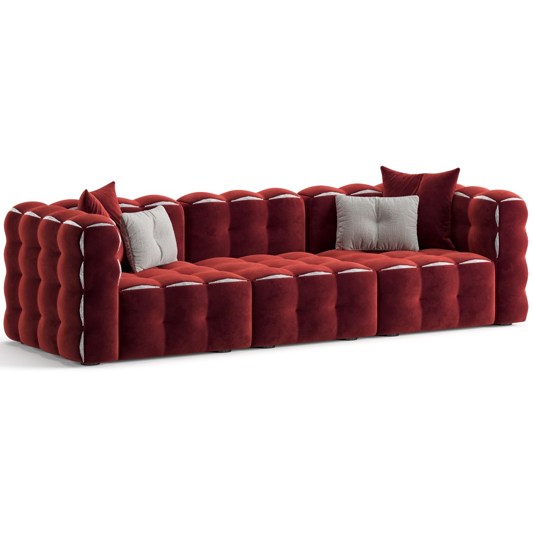 3D Fendi Casa Fun Sofa 3 Model - TurboSquid 2072149