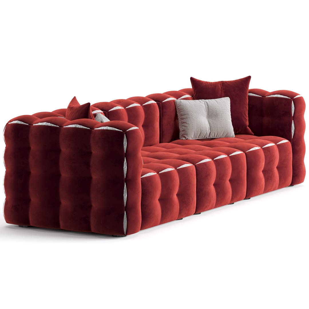 3D Fendi Casa Fun Sofa 3 Model - TurboSquid 2072149