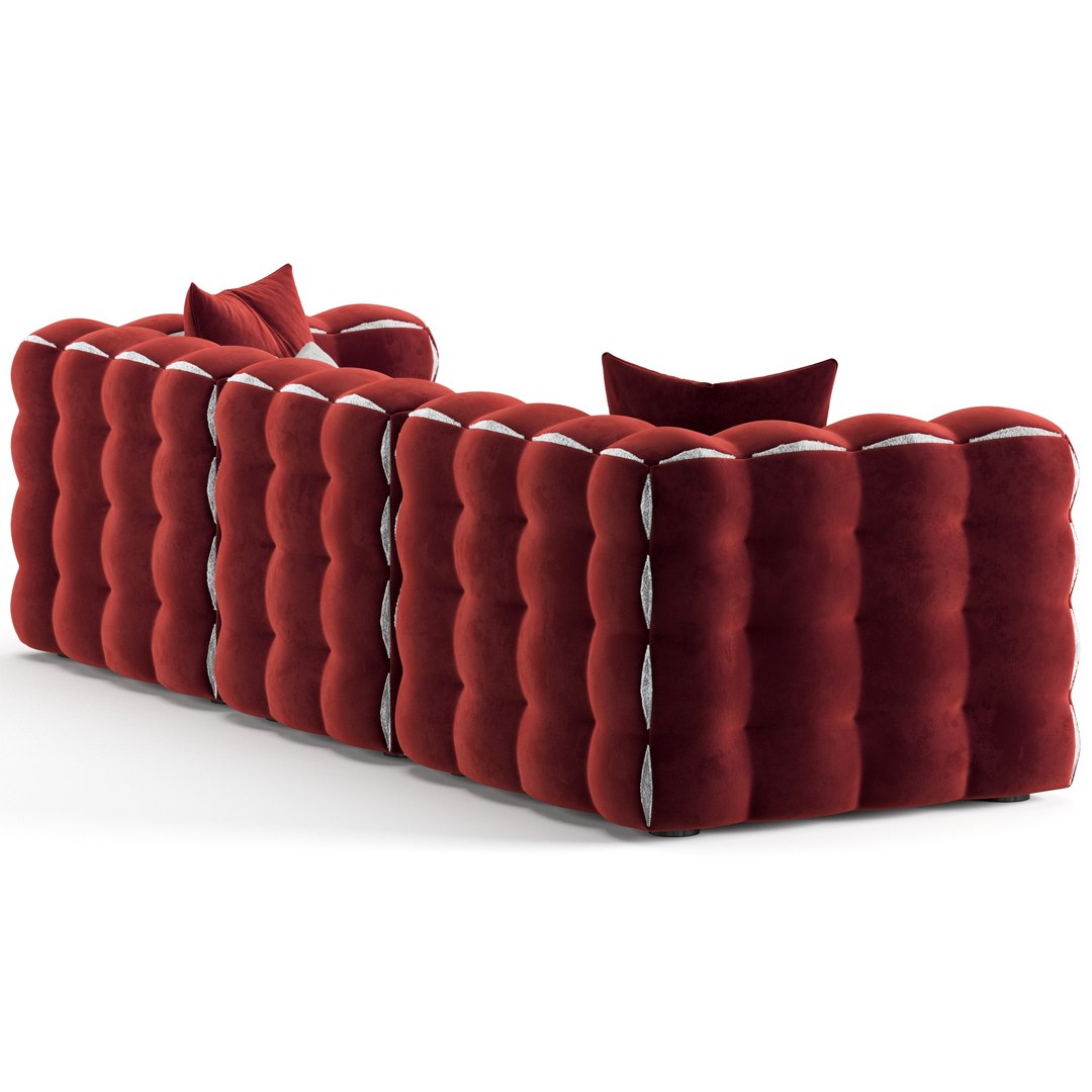 3D Fendi Casa Fun Sofa 3 Model - TurboSquid 2072149