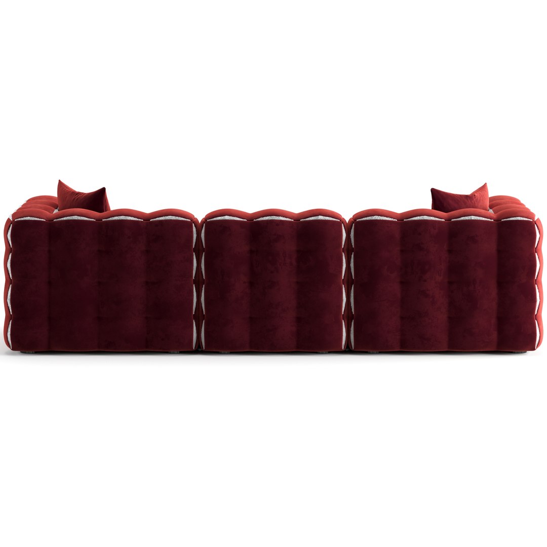 3D Fendi Casa Fun Sofa 3 Model - TurboSquid 2072149