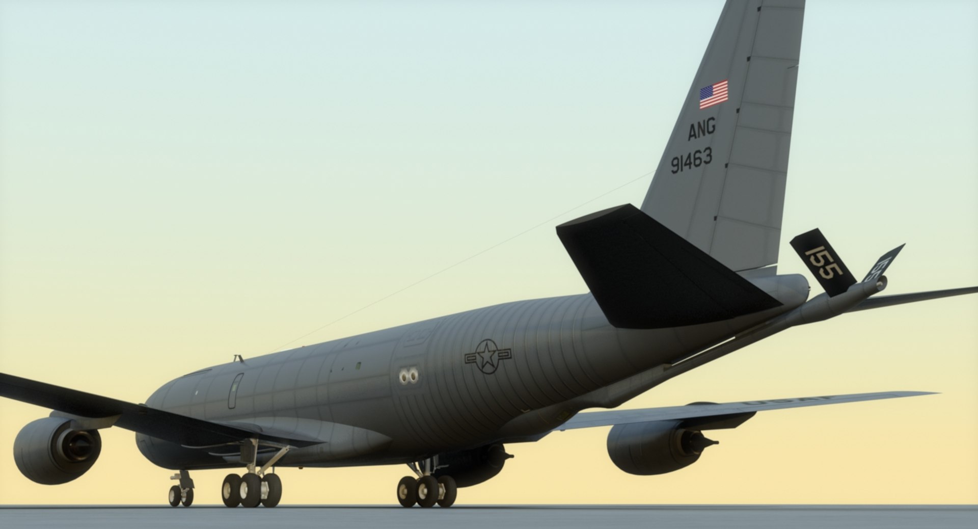 3D kc-135 stratotanker usaf model - TurboSquid 1153240