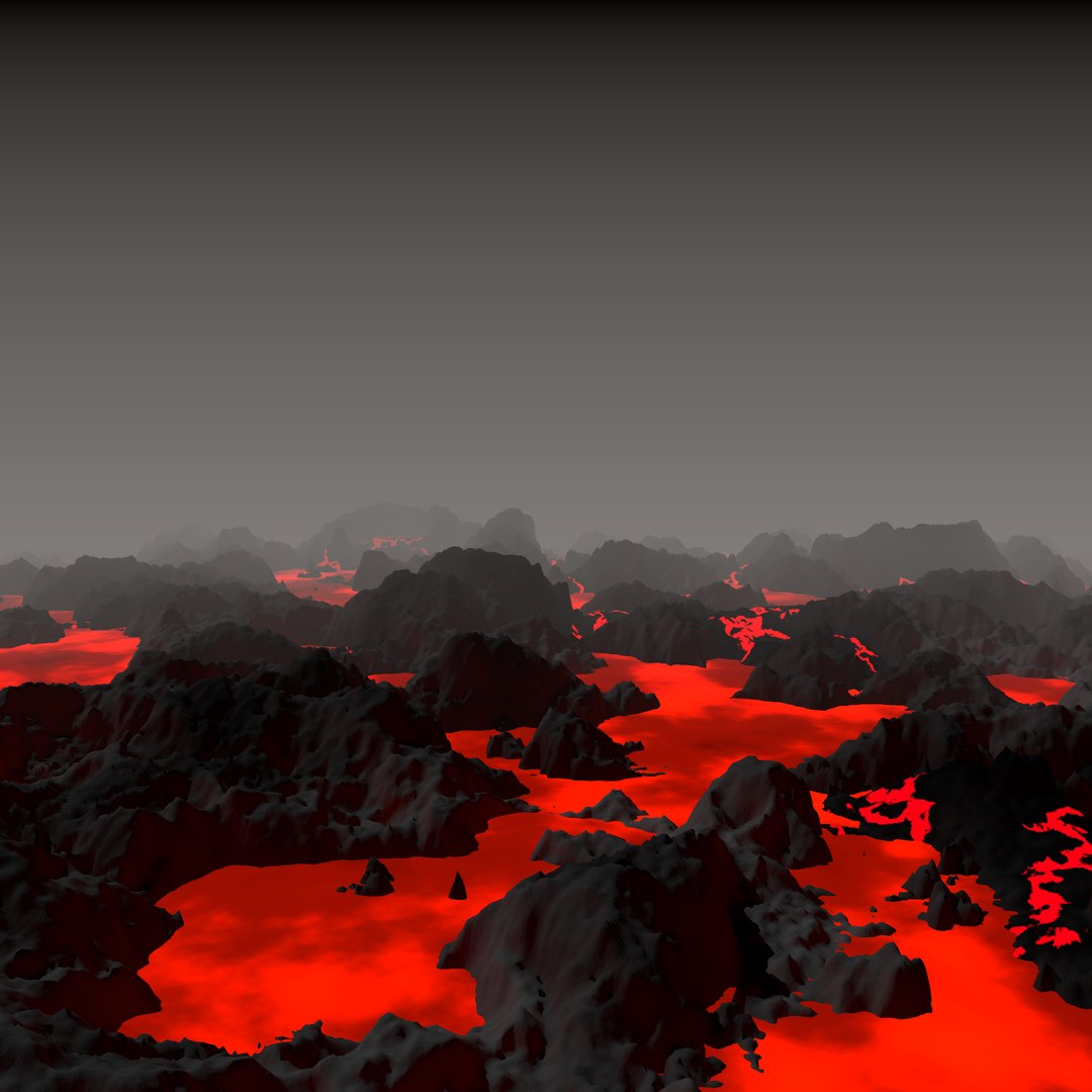 3D Lava Islands - TurboSquid 1299194
