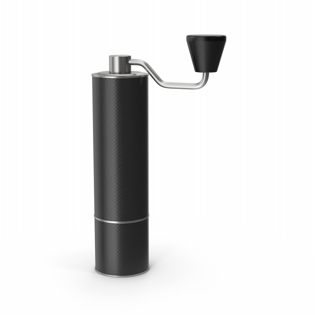 3D Black Coffee Mill - TurboSquid 2140102