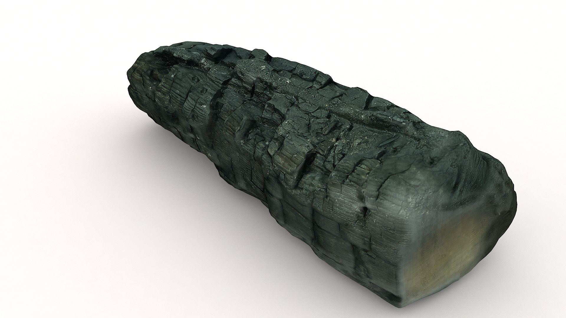 3D charred log model - TurboSquid 1528509