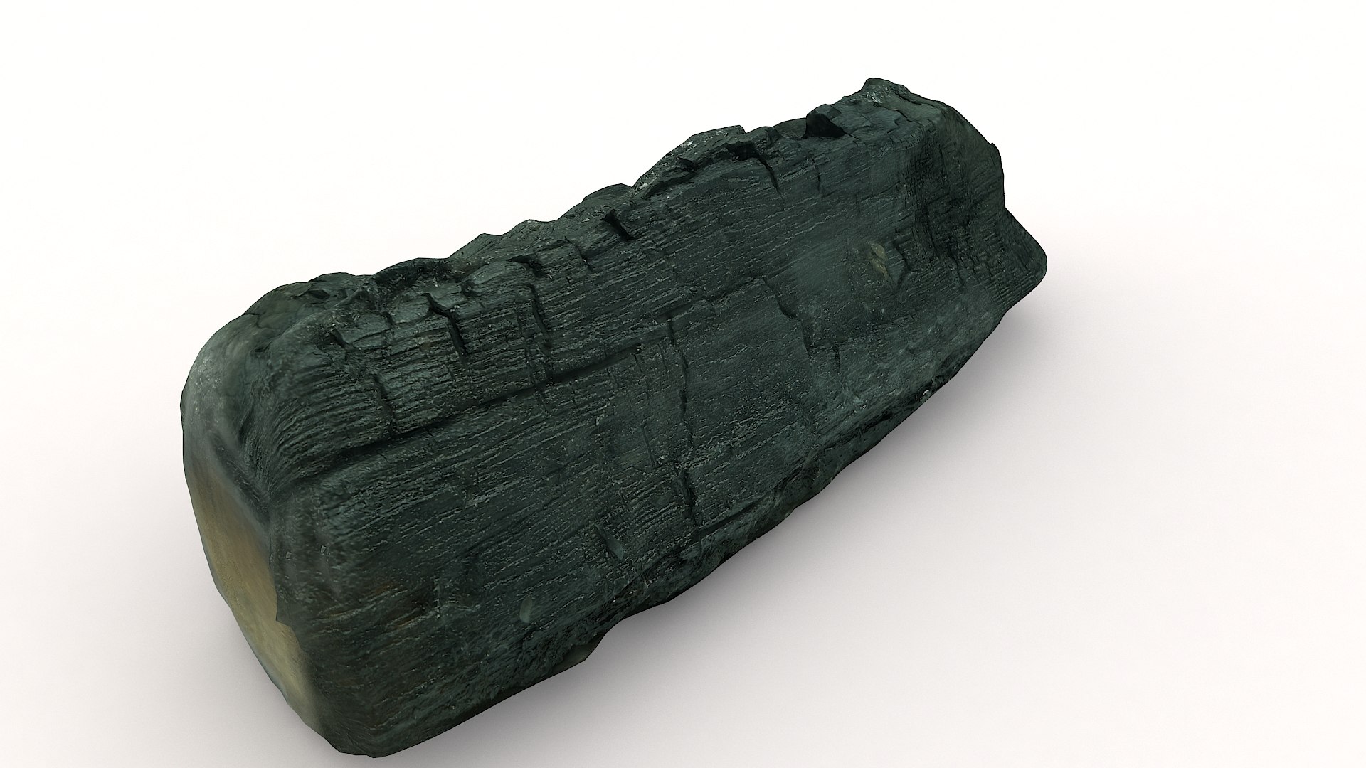 3D charred log model - TurboSquid 1528509