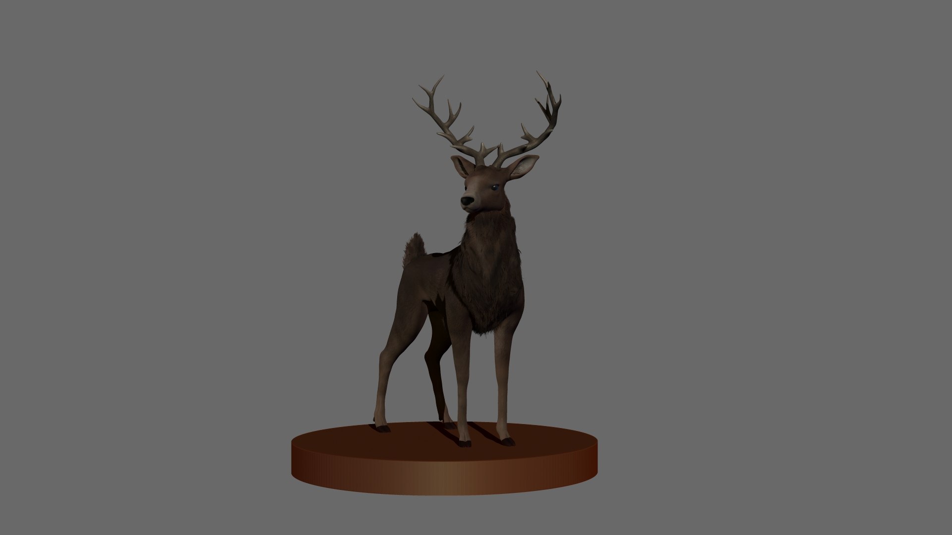 3D Realistic Deer Model - TurboSquid 1610662