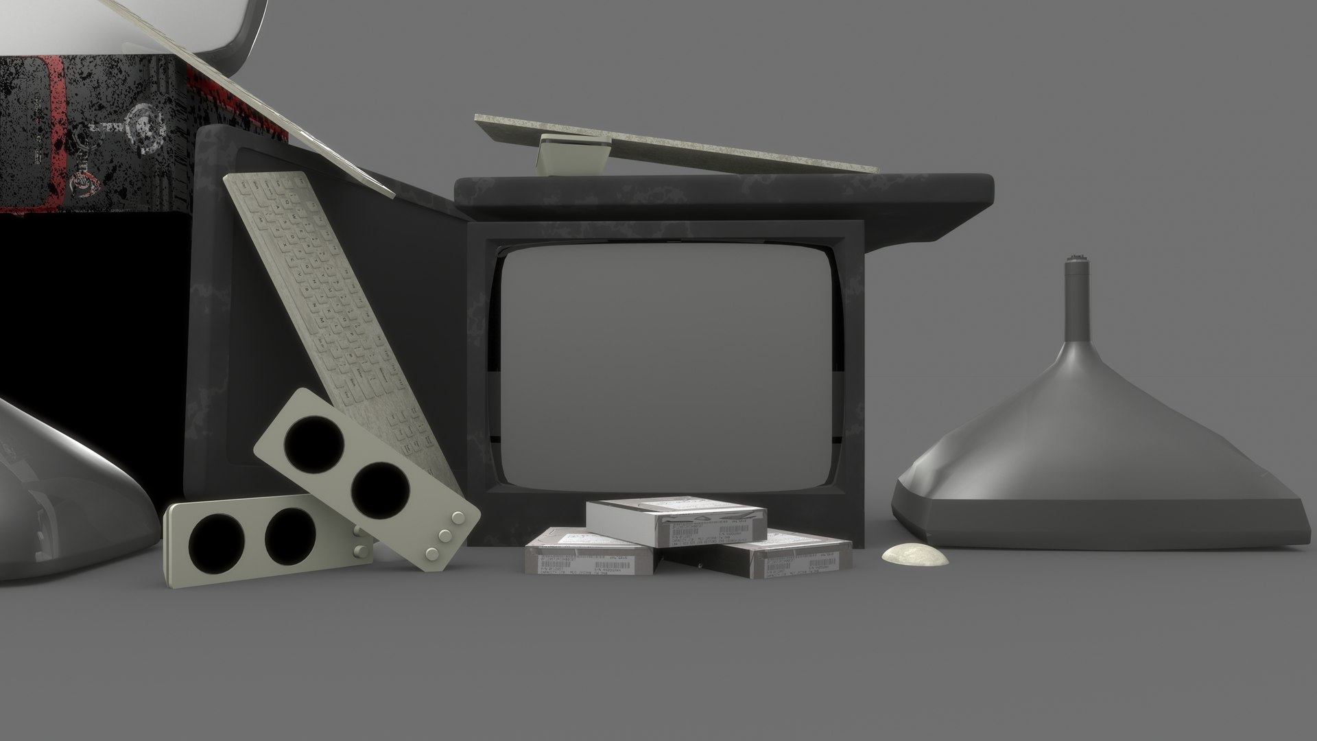 3D Broken Computer - TurboSquid 1792702