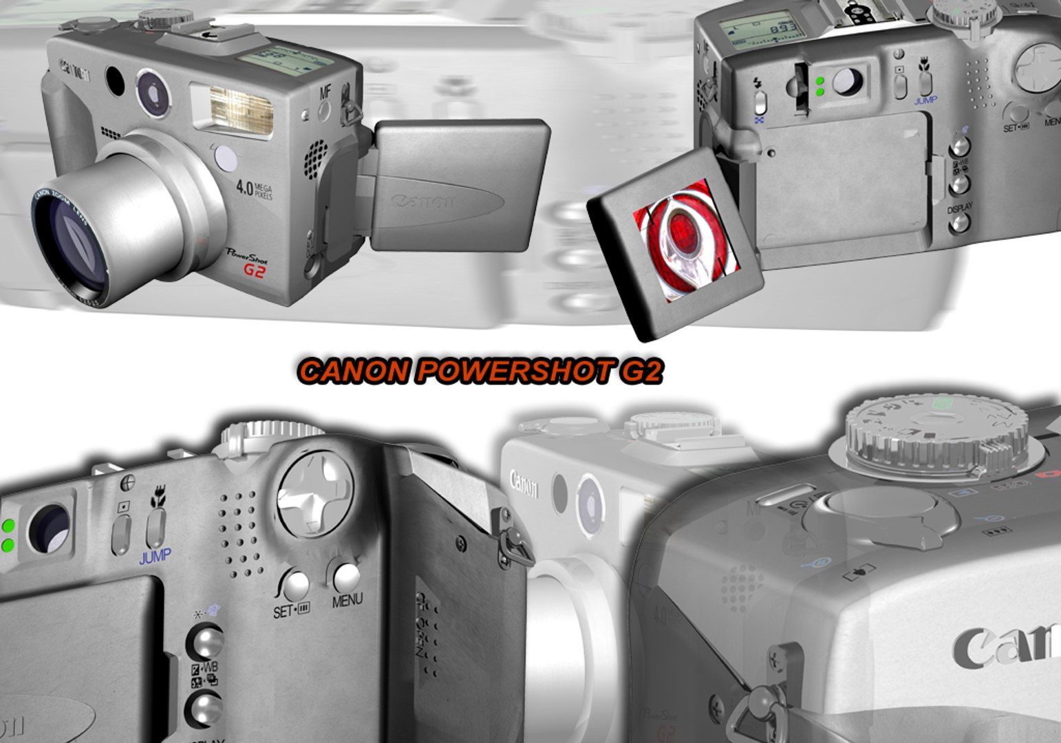 3d Model Canon Powershot G2
