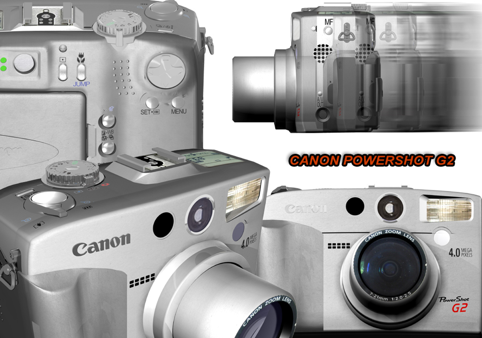 3d model canon powershot g2