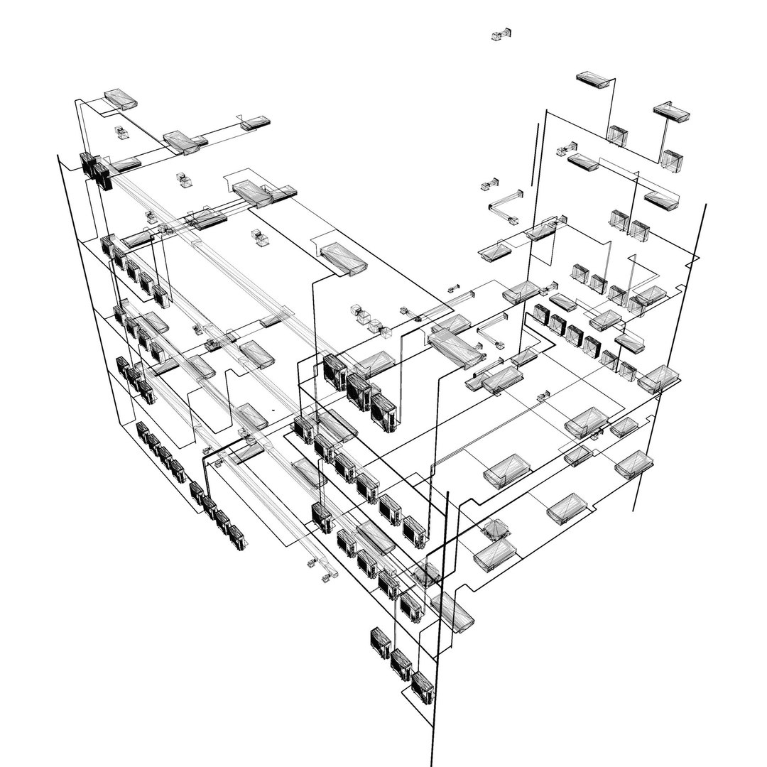 MEP System Models In Building 3D - TurboSquid 2389807