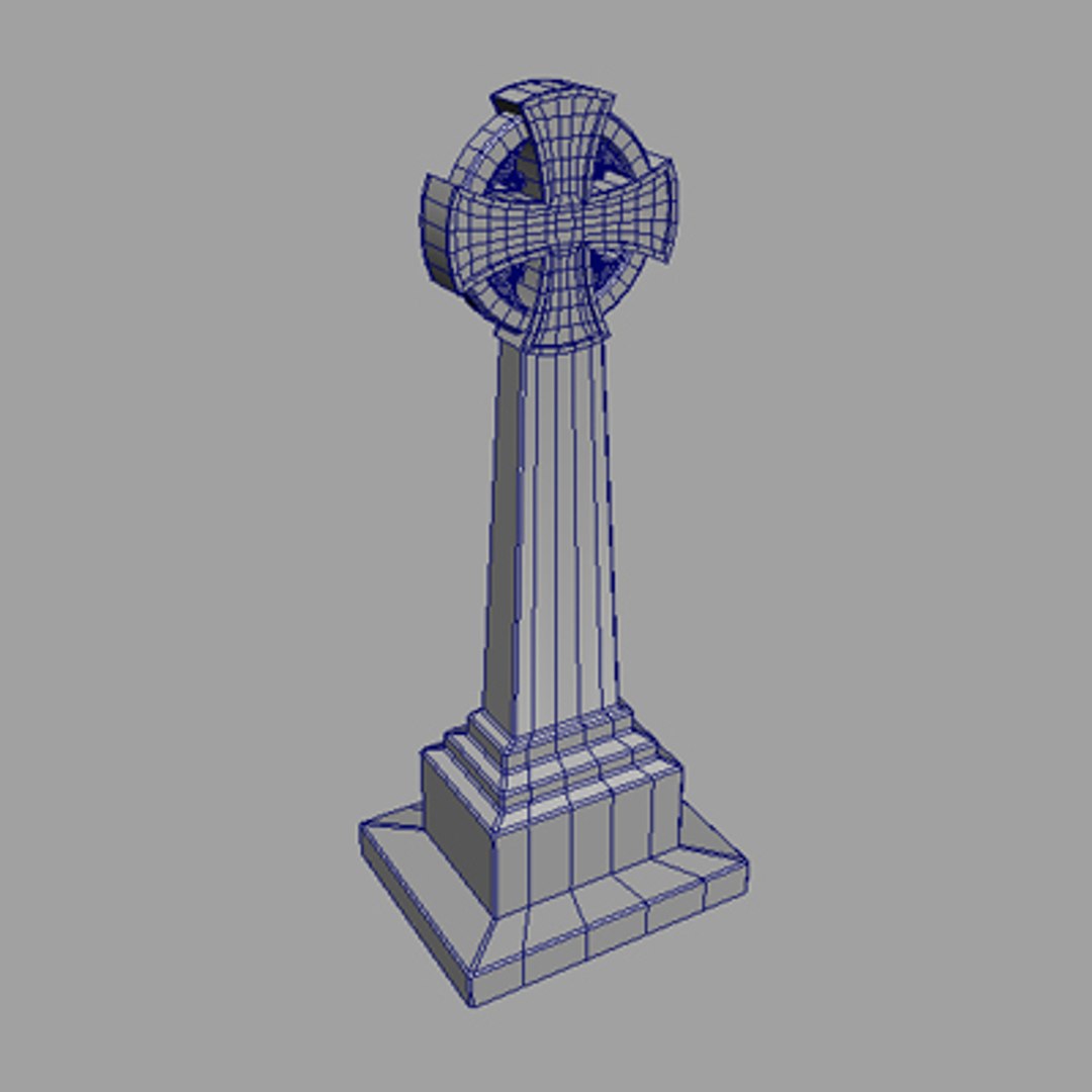 3d Set Gravestones Grave Stones Model
