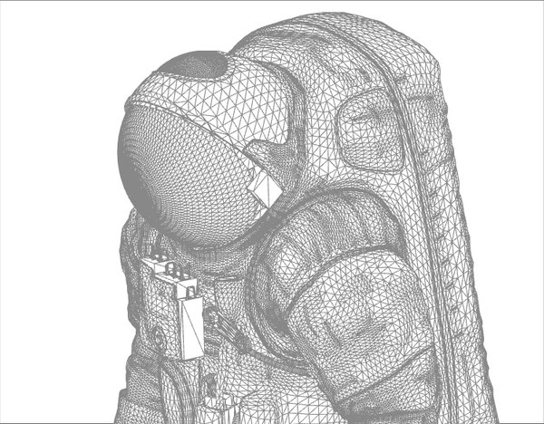 Spaceman astronaut model - TurboSquid 1516443