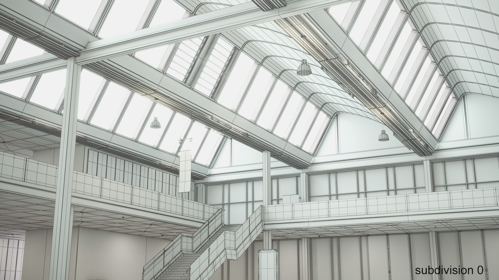 Exhibition Hall 3D Model - TurboSquid 2067709