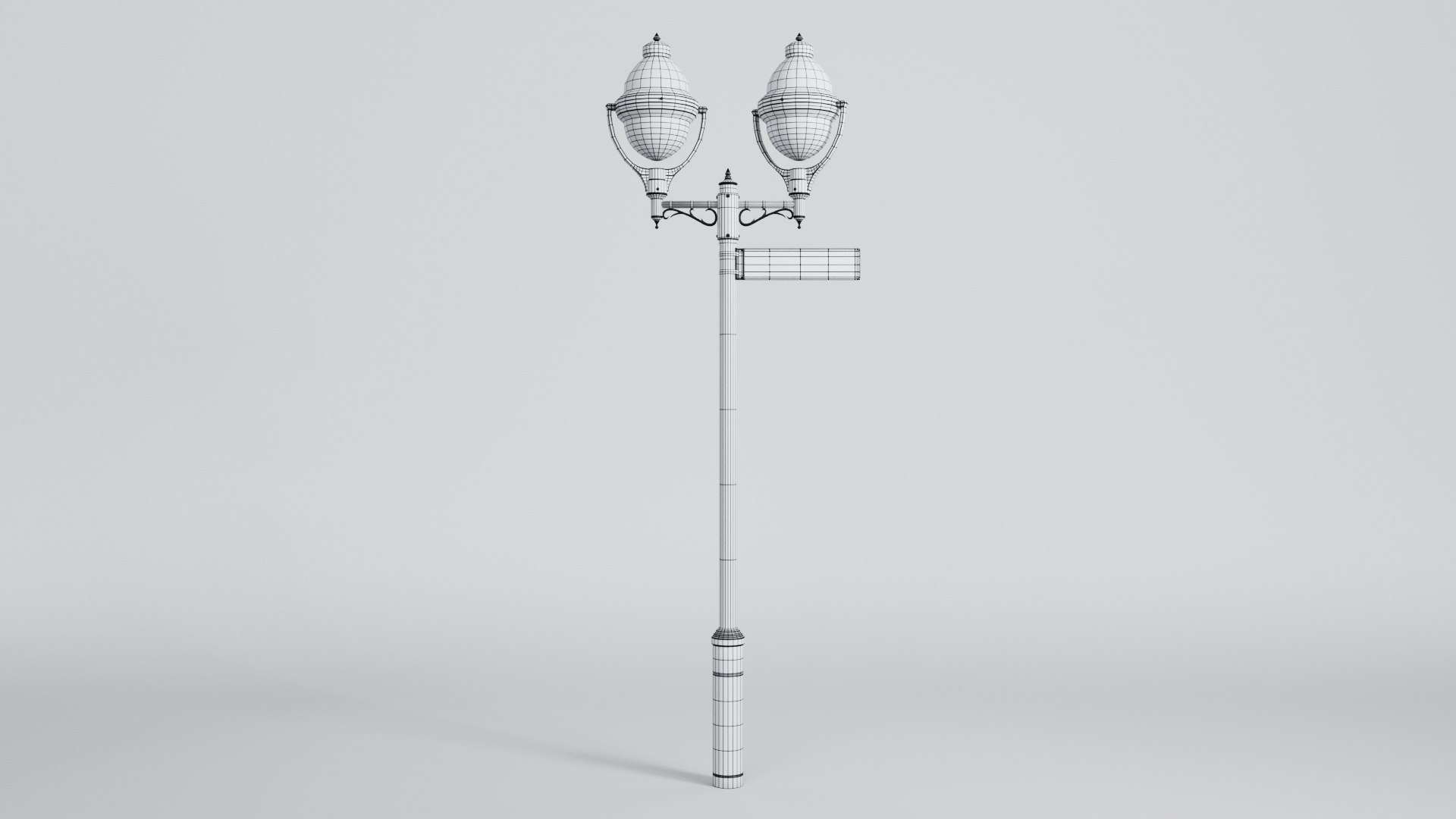 3D Street Lamp Montreal Model - TurboSquid 2178099