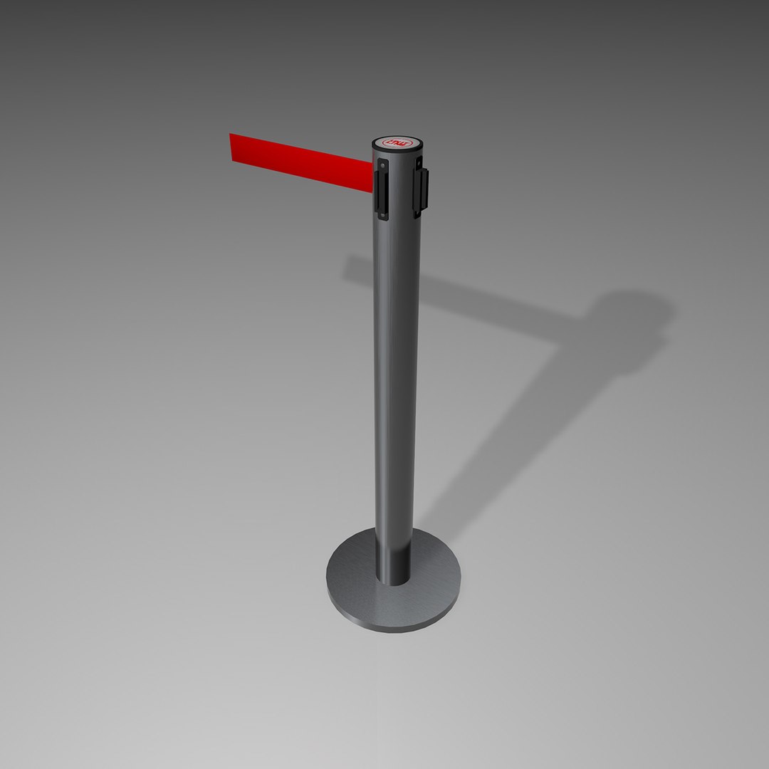 Barrier Pole 3d C4d