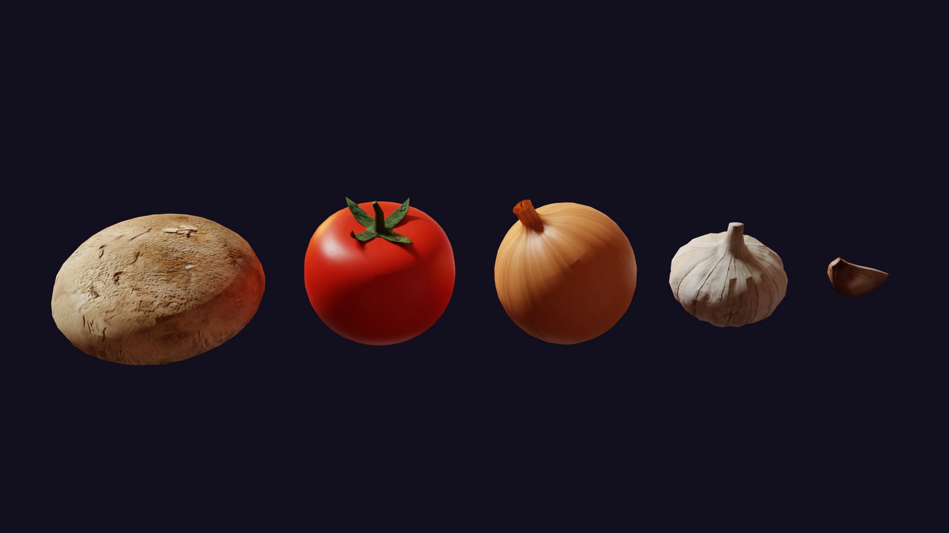 3D Food Ingredients - TurboSquid 1712474