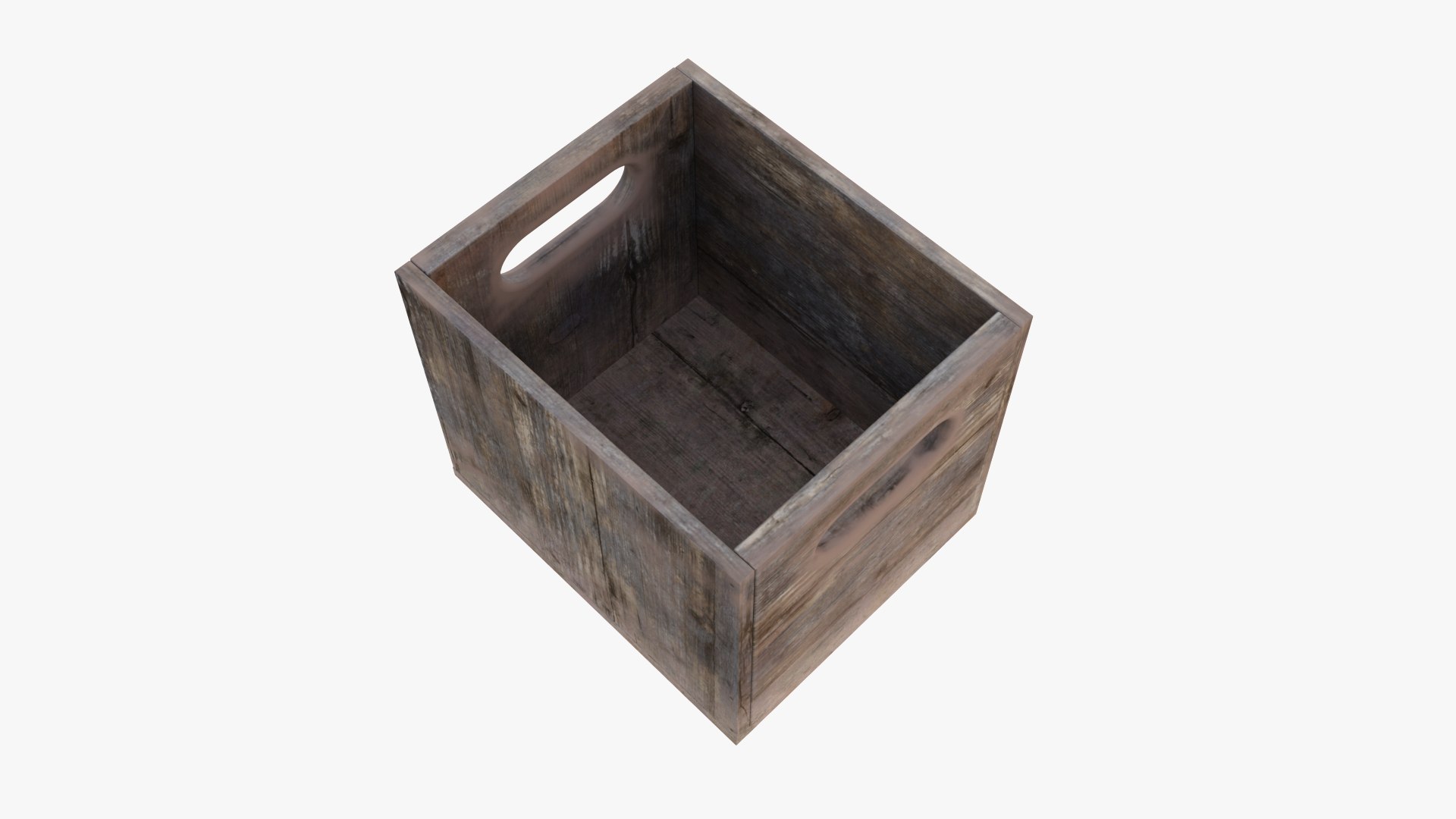 3D Model Wooden Storage Box - TurboSquid 1714869