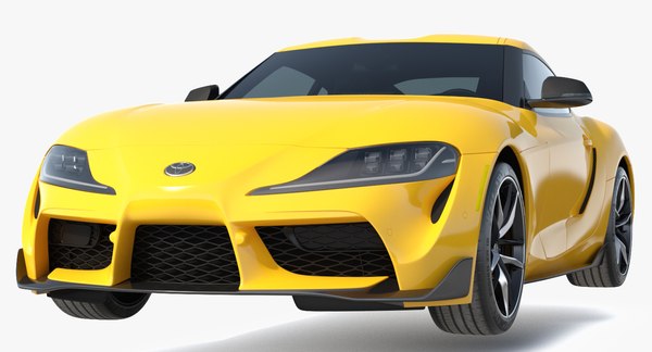 3D toyota supra 2019 simple model - TurboSquid 1444189