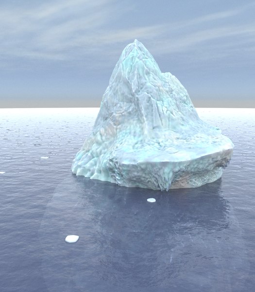 3d iceberg ice berg