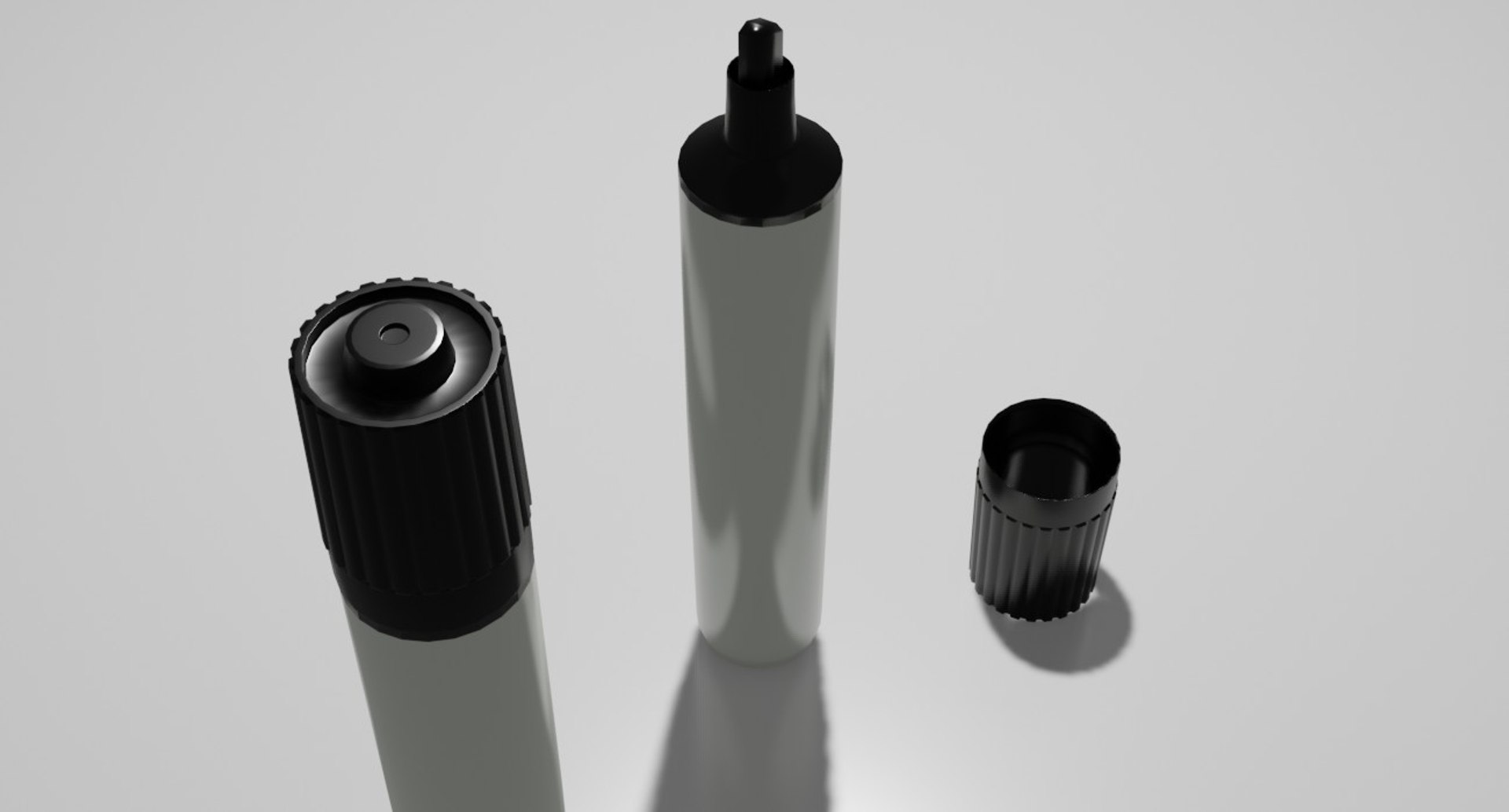 3D Black Marker Pen Model - TurboSquid 1681958