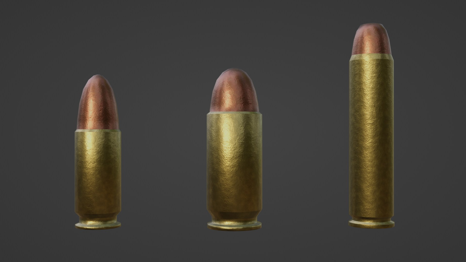 Eight Bullets 3D Model - TurboSquid 1900476