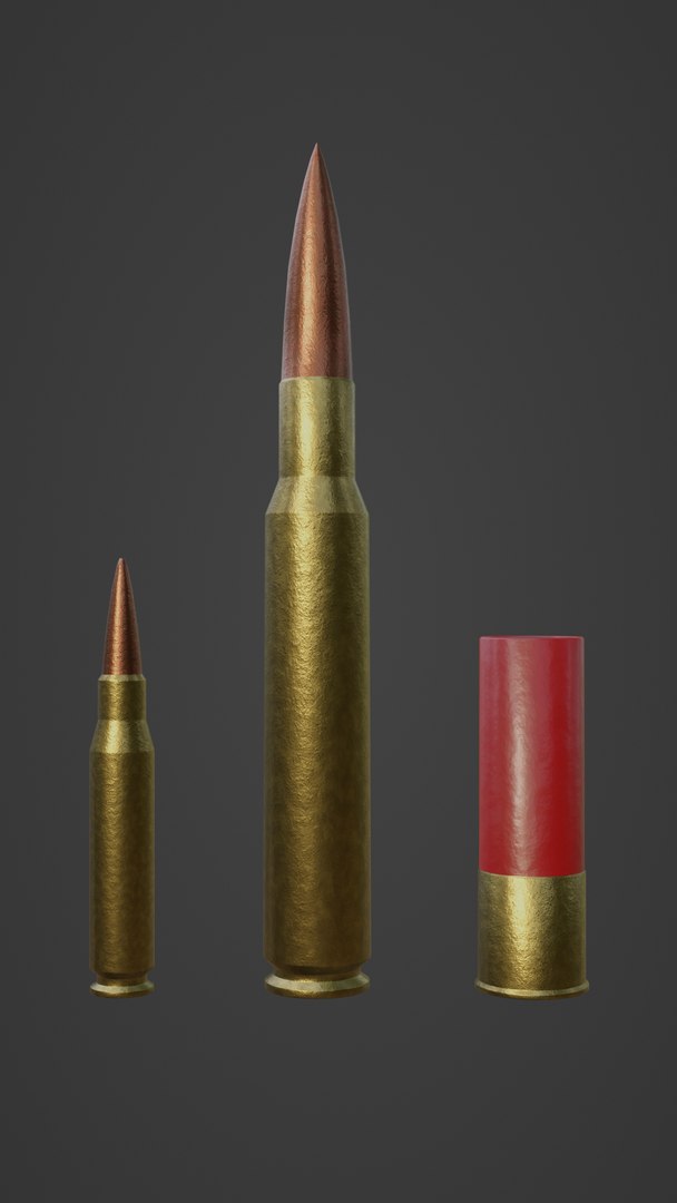 Eight Bullets 3D Model - TurboSquid 1900476