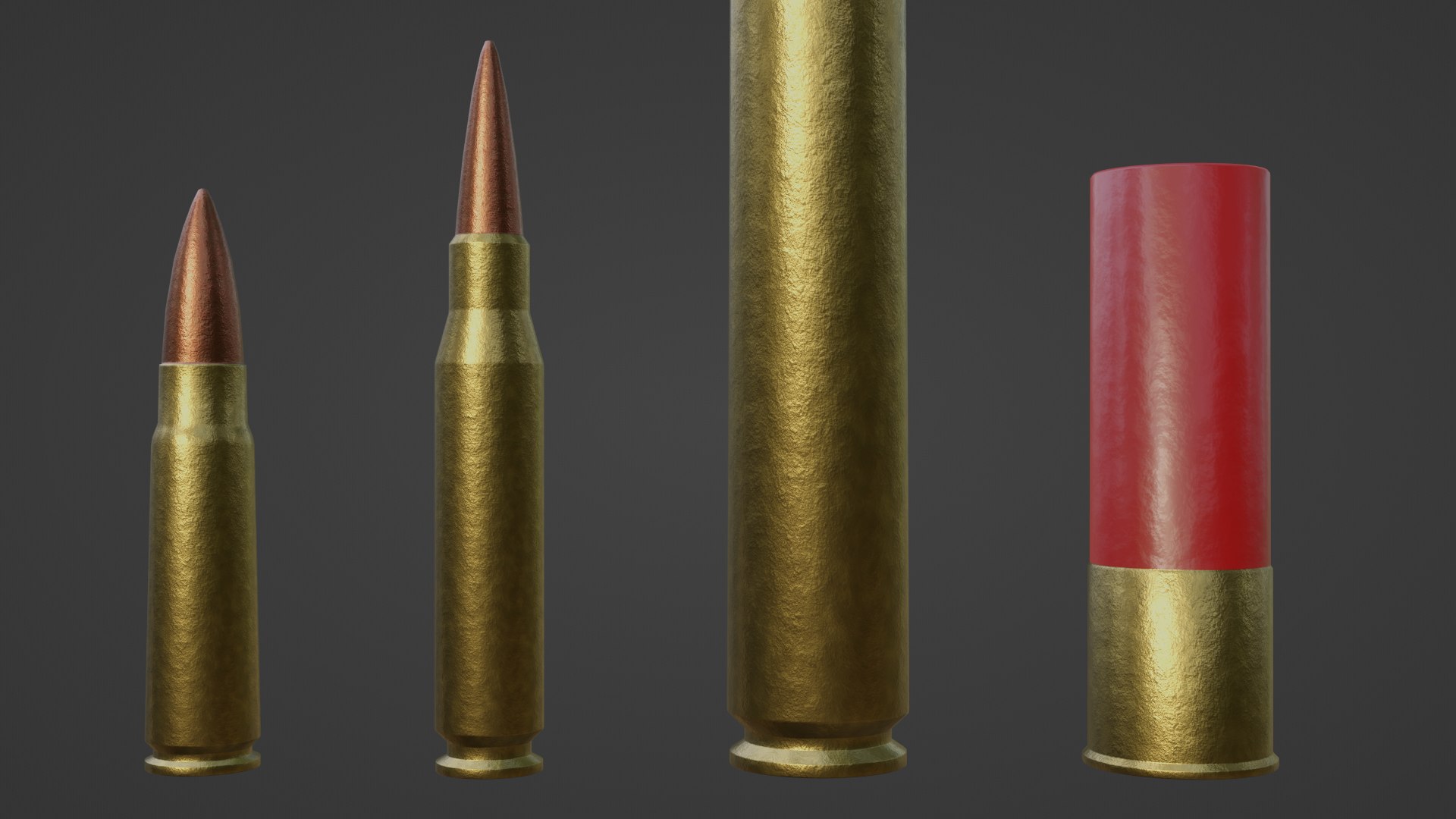 Eight Bullets 3D Model - TurboSquid 1900476