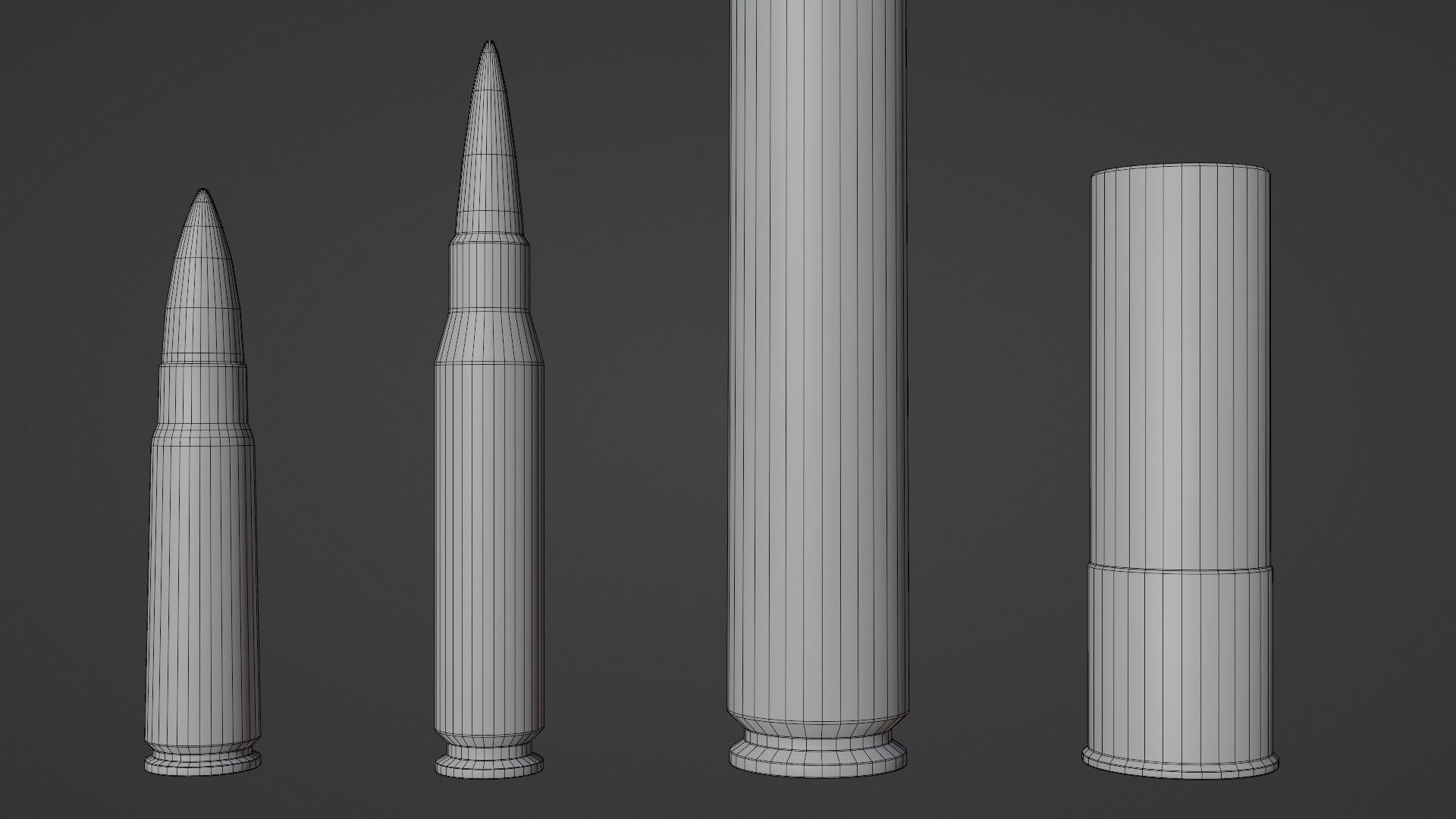 Eight Bullets 3D Model - TurboSquid 1900476