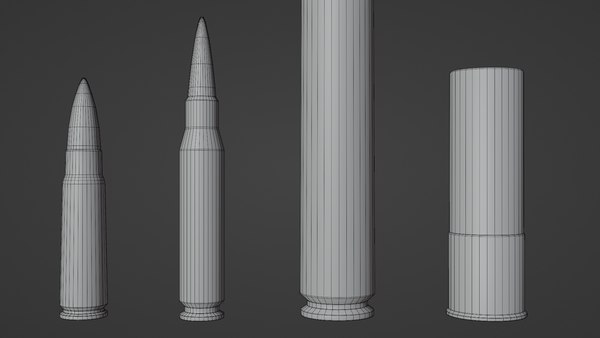 modelo 3d Eight Bullets - TurboSquid 1900476