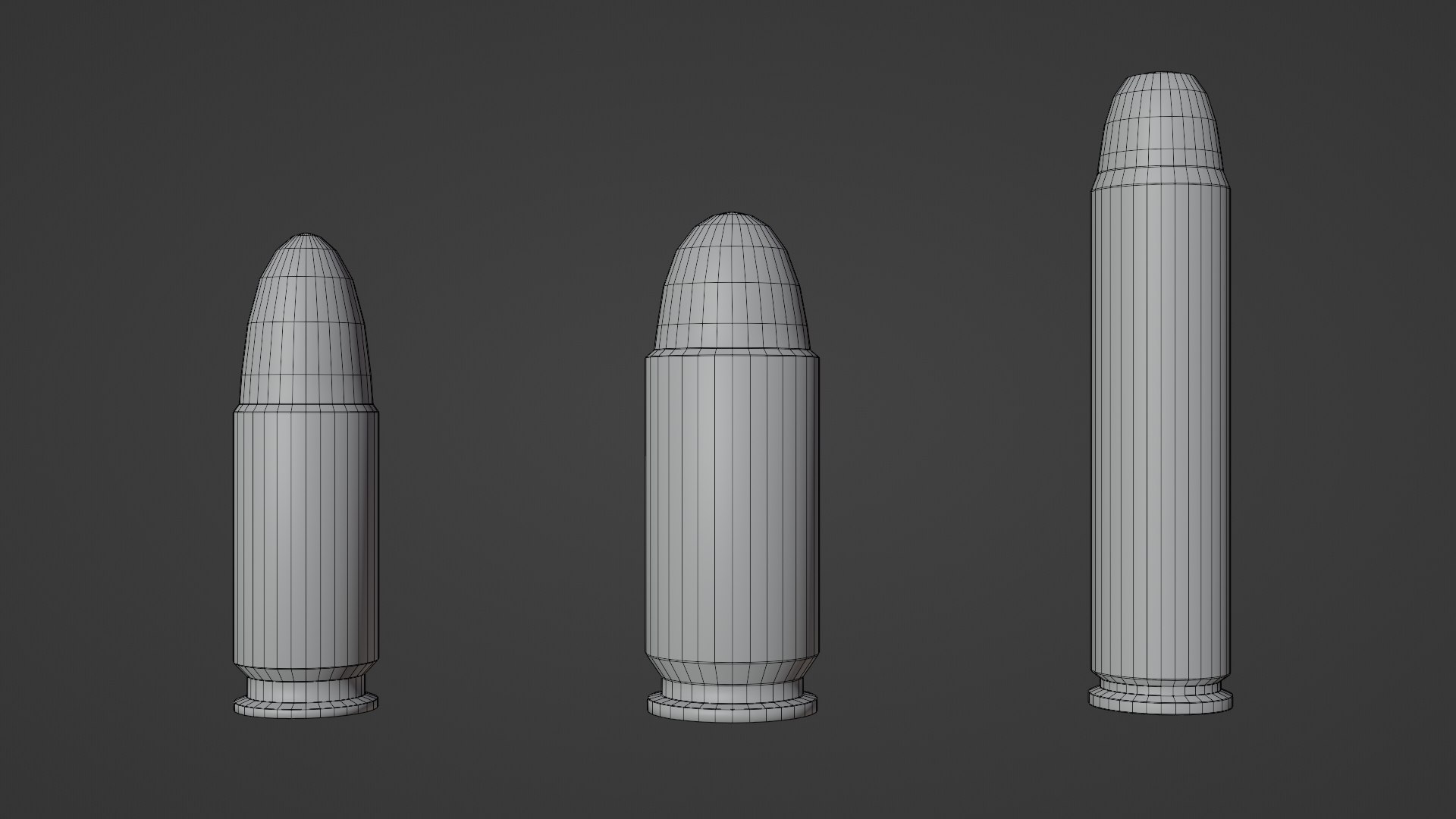 Eight Bullets 3D Model - TurboSquid 1900476
