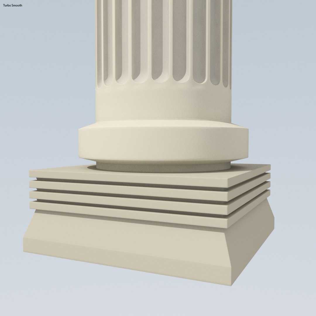 antiquity pillar 3d model