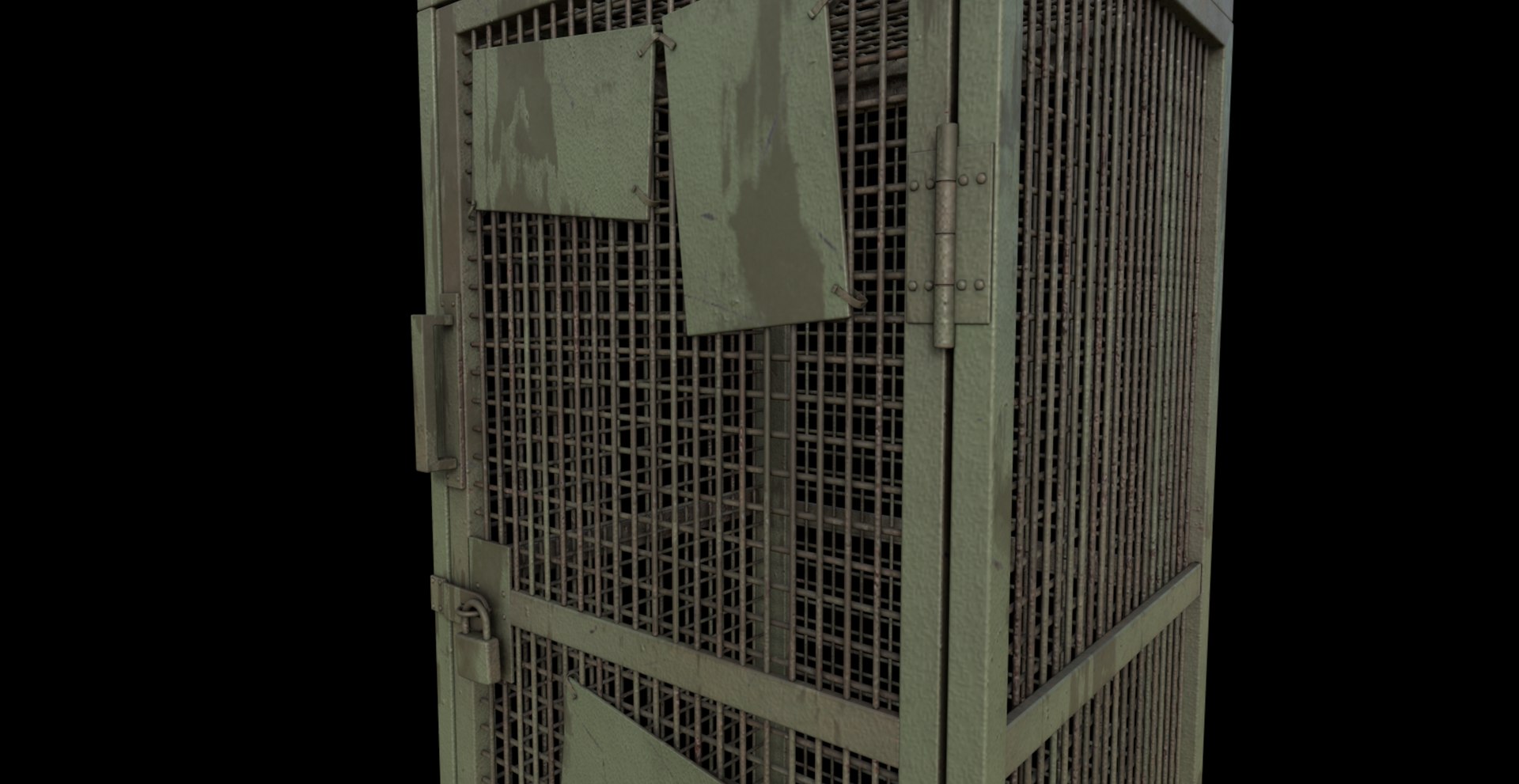 3D Military Metal Locker 01 - TurboSquid 2263138