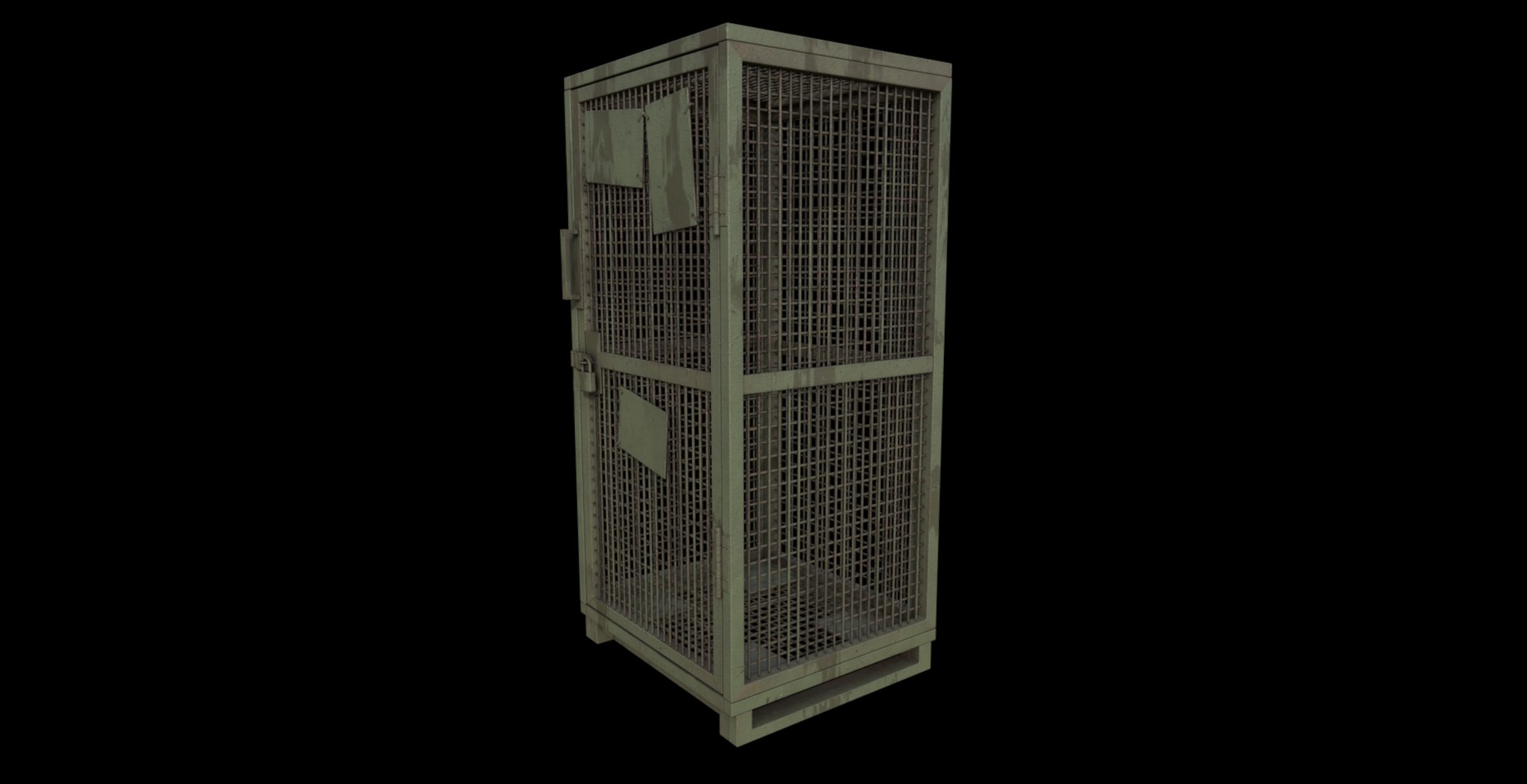 3D Military Metal Locker 01 - TurboSquid 2263138