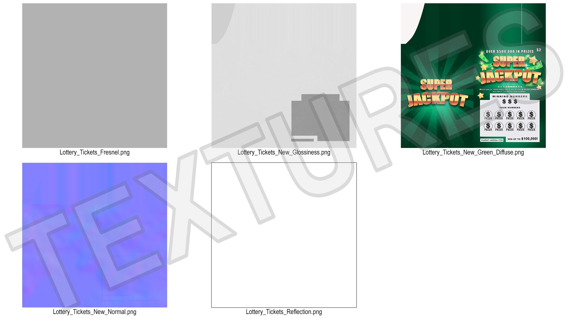 3D Super Jackpot Scratch Off Scratching Card Model - TurboSquid 2115258