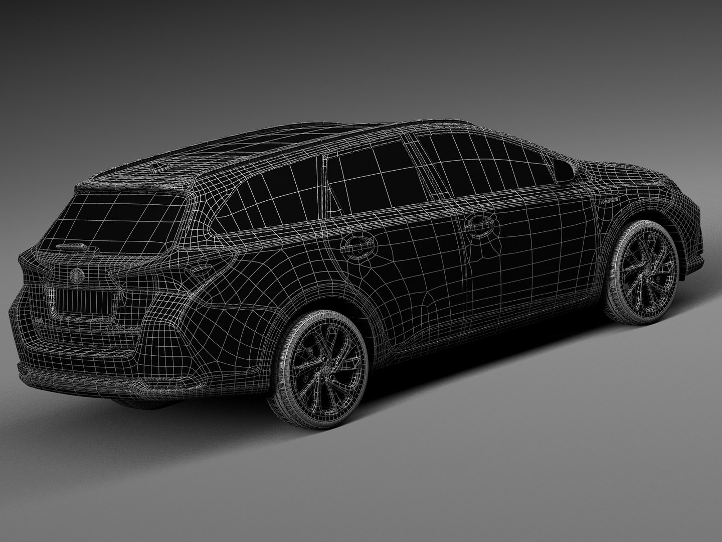 2016 toyota sports 3d model