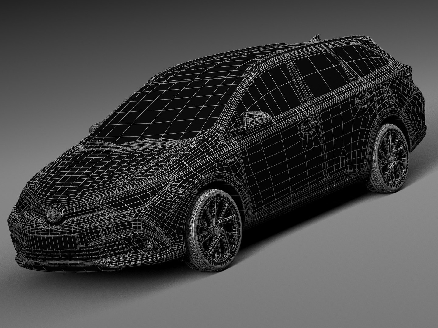 2016 toyota sports 3d model