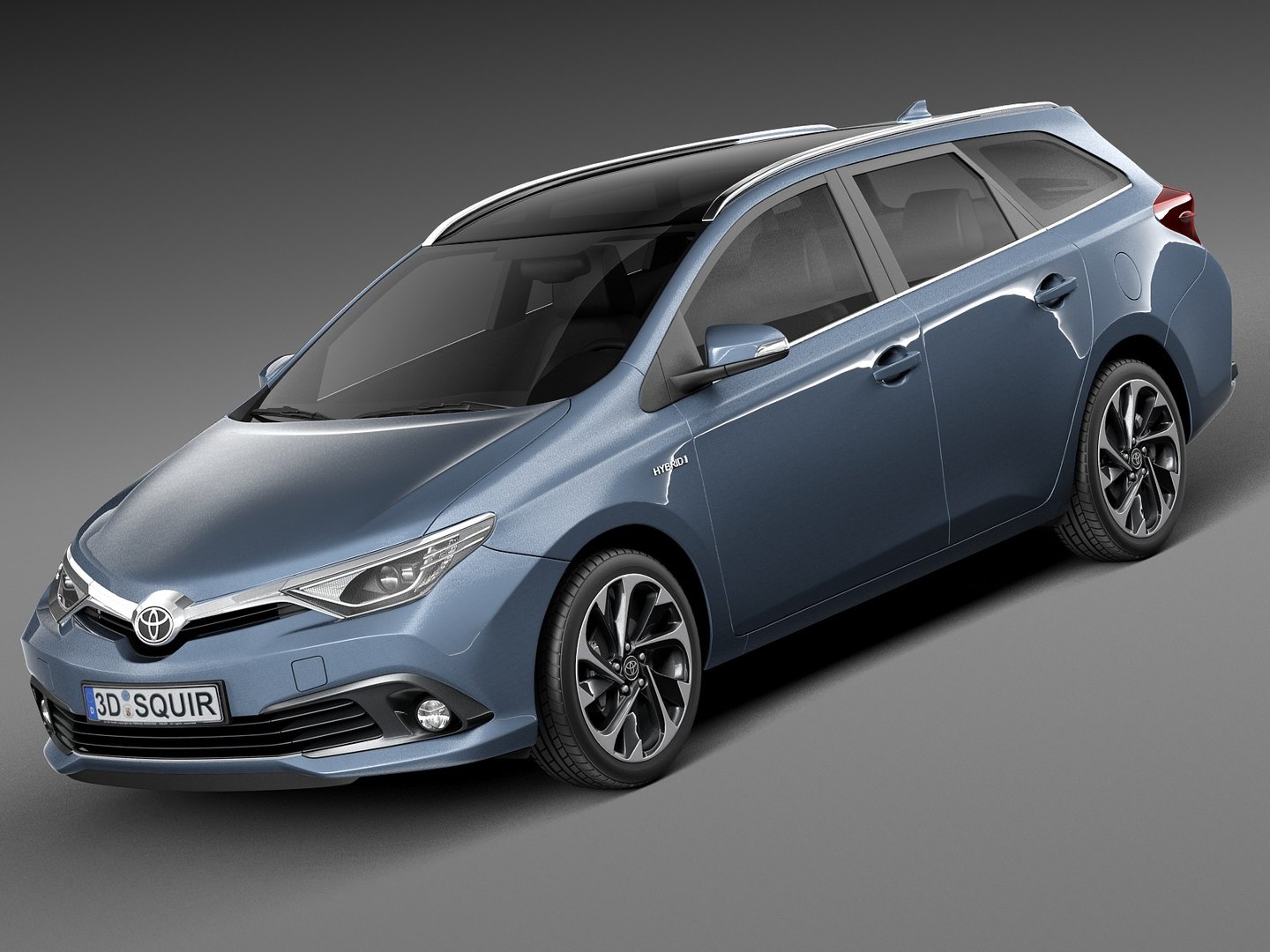 2016 toyota sports 3d model