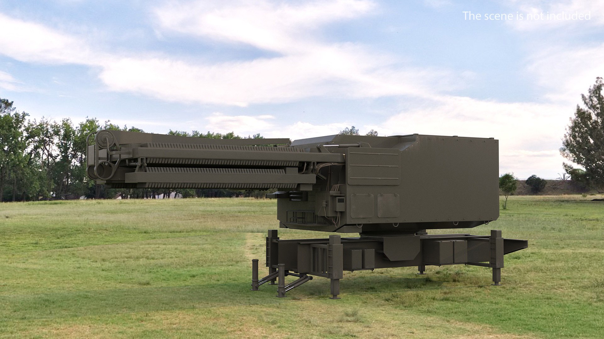 3D Long Range Surveillance Radar - TurboSquid 1657280