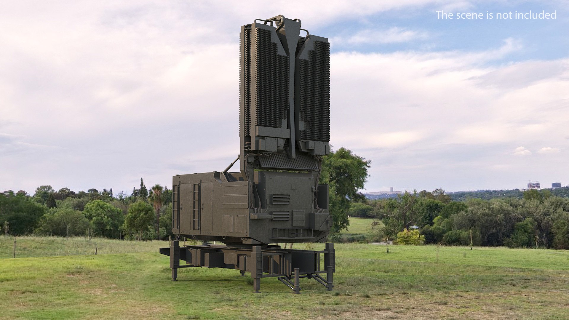 3D Long Range Surveillance Radar - TurboSquid 1657280