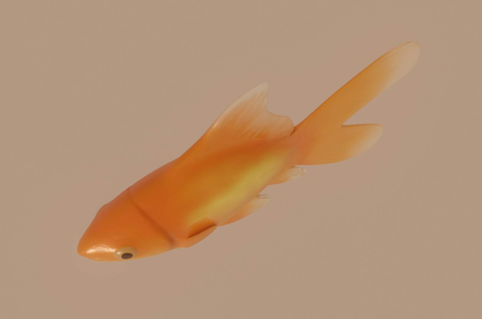 3D Model Goldfish Fish - TurboSquid 1611135